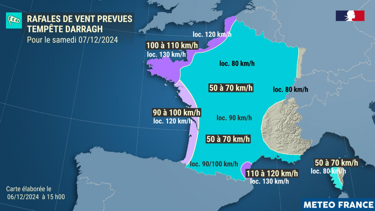 Temps agité et plus hivernal cette fin de semaine | Météo-France